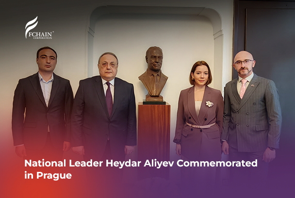 National Leader Heydar Aliyev Commemorated in Prague - FChain